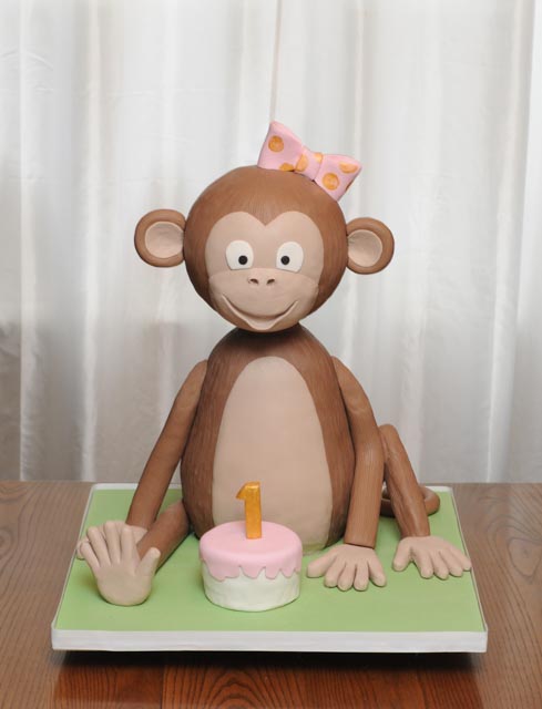 Sculpted-3D-monkey-cake-1 – Cakes By Caralin